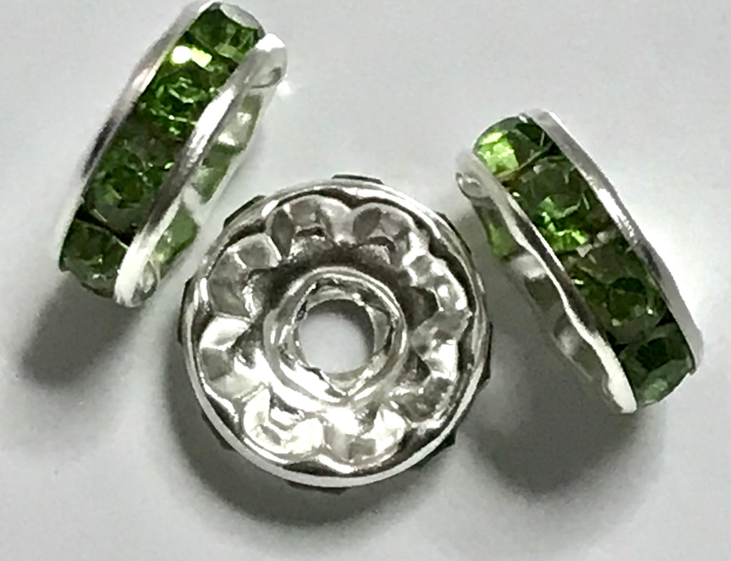 Crystal Rondelles / Spacers – Beady Eyes Australia